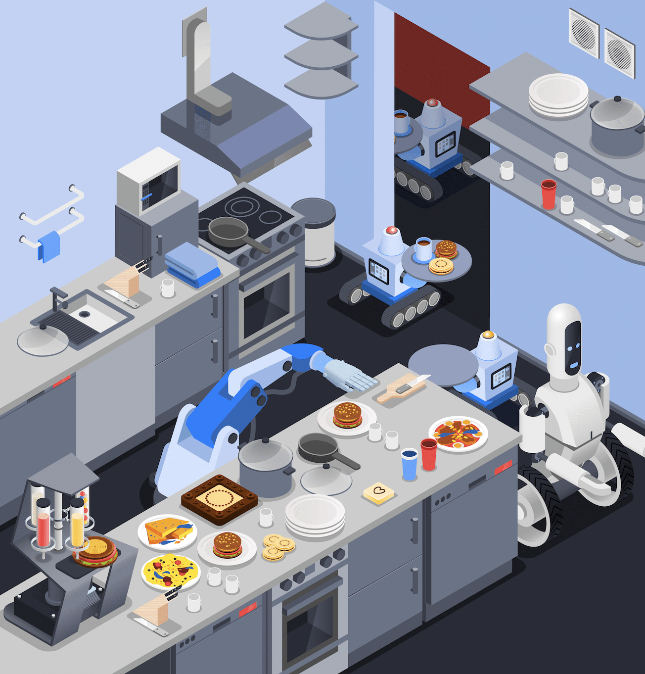 Robot Powered Pizza Chain Of The Future. - Artificial Intelligence
