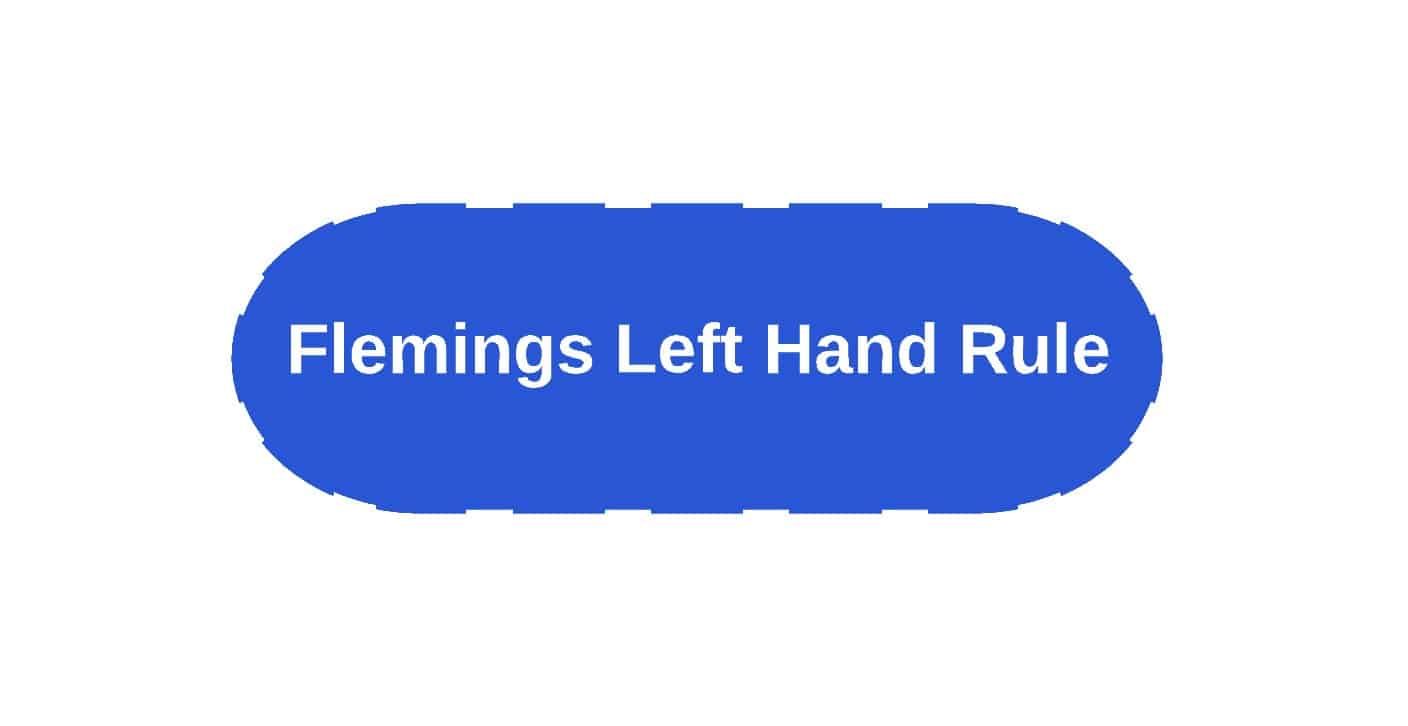 Fleming's Left Hand Rule in Motors and Robotics - Artificial Intelligence