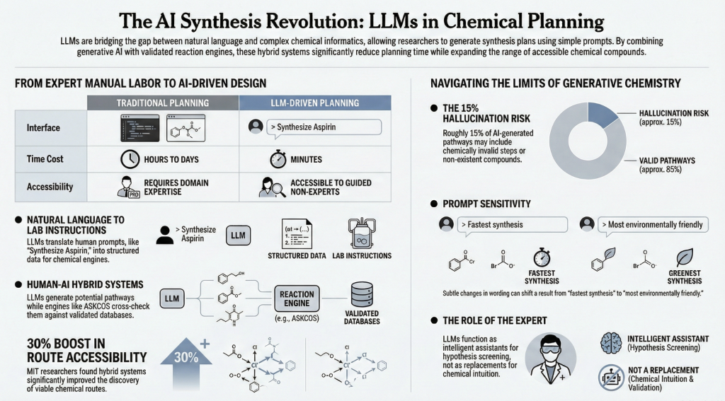 LLMs Transforming Chemical Synthesis Planning - Artificial Intelligence